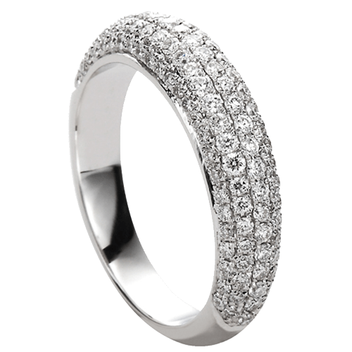 Pave Diamond Dome Ring - Engagestudio