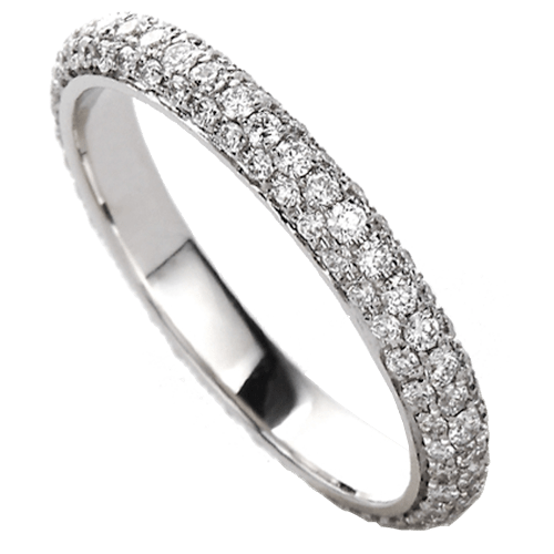Micro-Pave Diamond Band - Engagestudio
