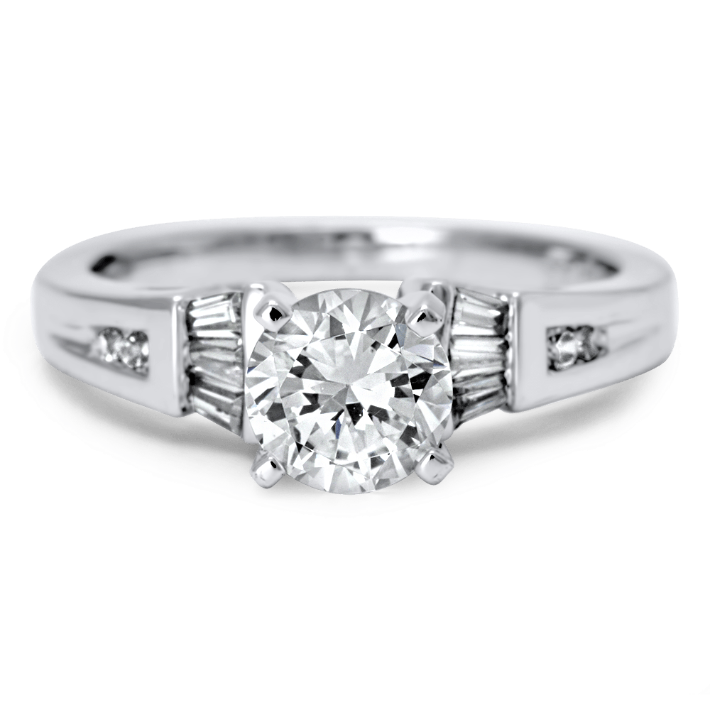 Taper Baguette Engagement Ring - Engagestudio