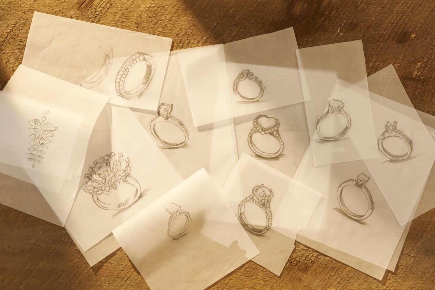 Custom Designed Engagement & Wedding Rings